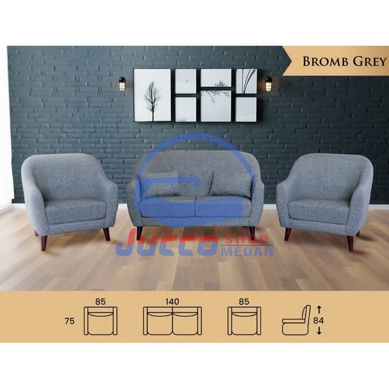 Jual Sofa Tamu Minimalis Bromb Capital Fullset 211 - Sofa Tamu Klasik ...