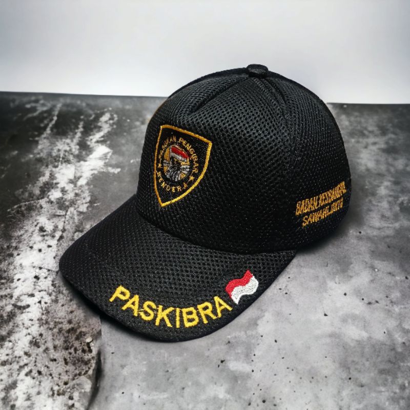 Jual Topi paskibra gratis nama custom | Shopee Indonesia