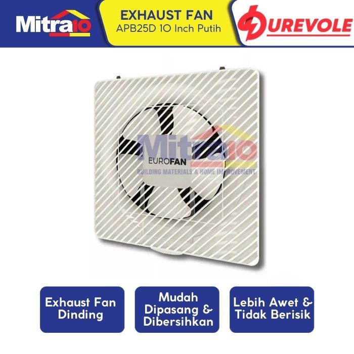 Jual Exhaust Fan Dinding 10 Inch Putih - Kipas Ventilasi, Ruangan Besar ...