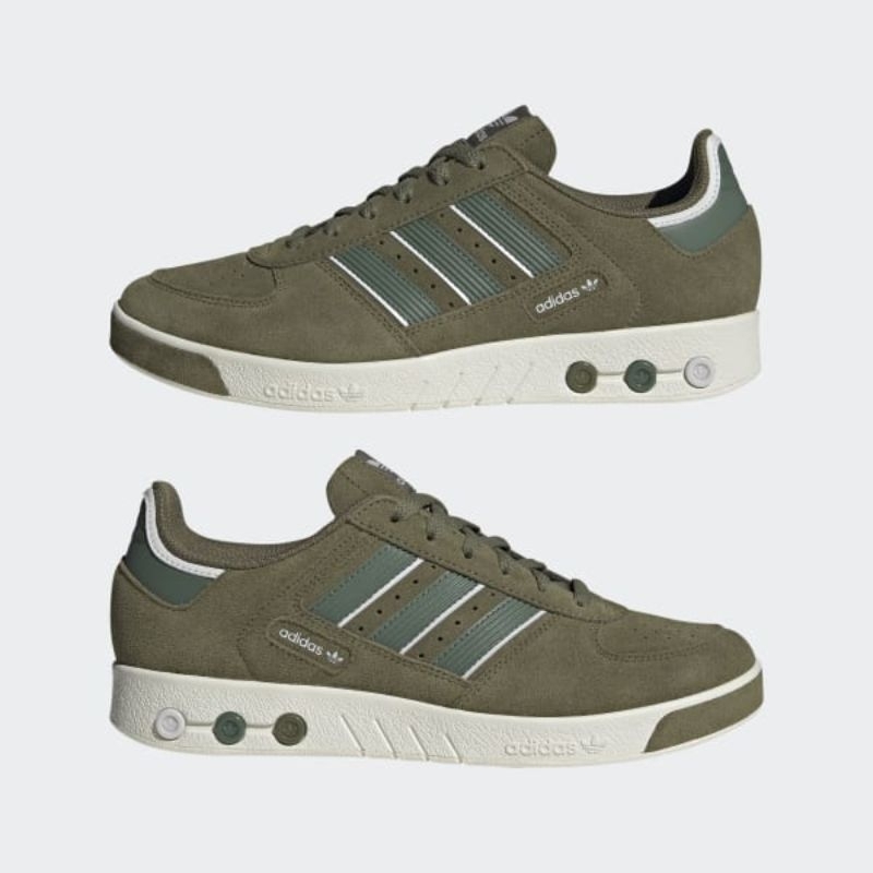 Jual Adidas ORIGINALS GS Court Shoes Hijau Army GW4499 not adidas ...