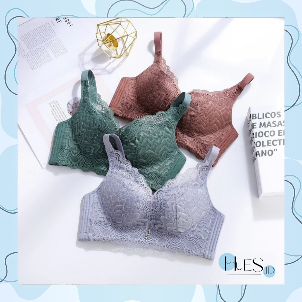 Jual HUES.ID Bra Women Bra BH Wanita Push Up Busa Tipis 9035 | Shopee ...