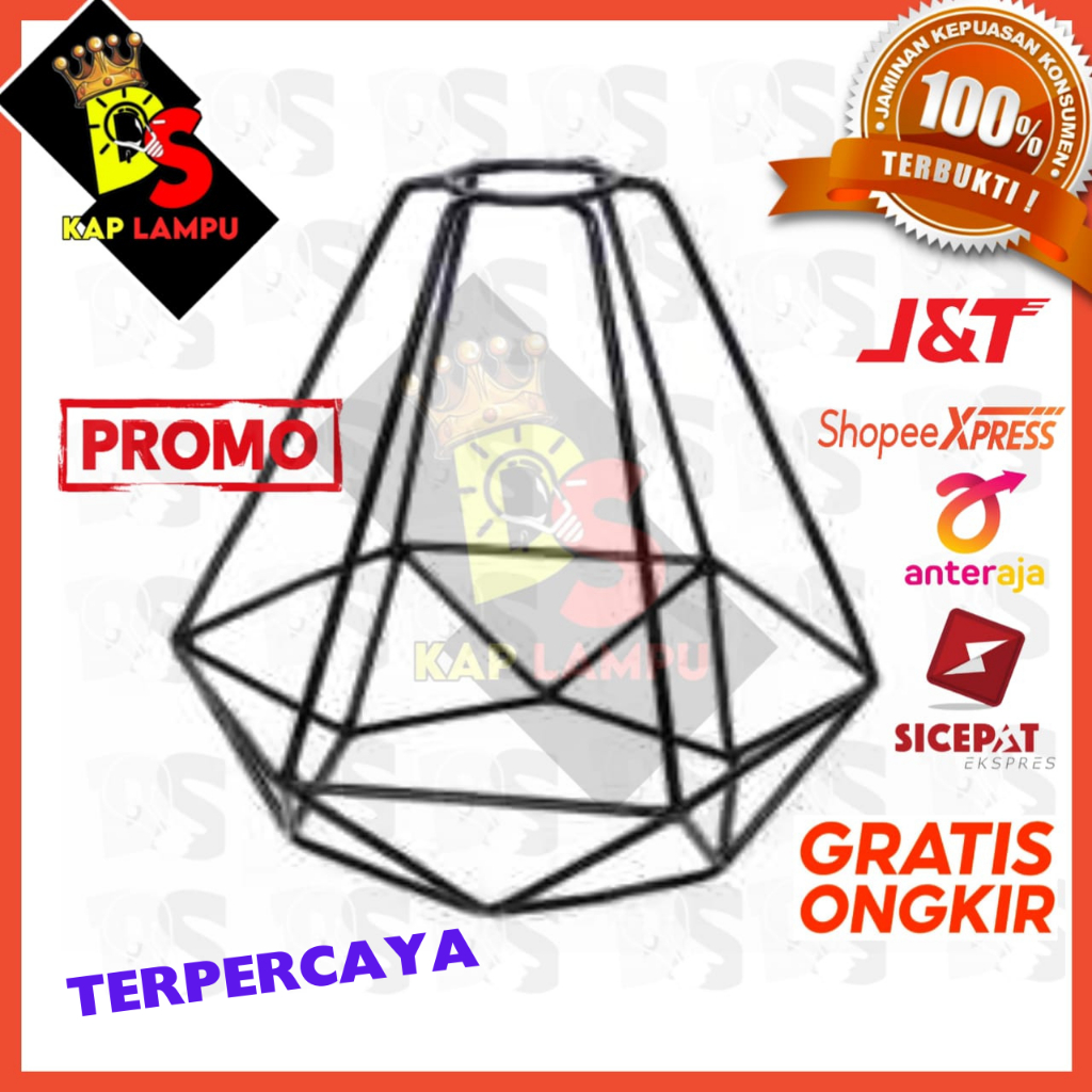 Jual Kap Lampu Minimalis Besi | Shopee Indonesia