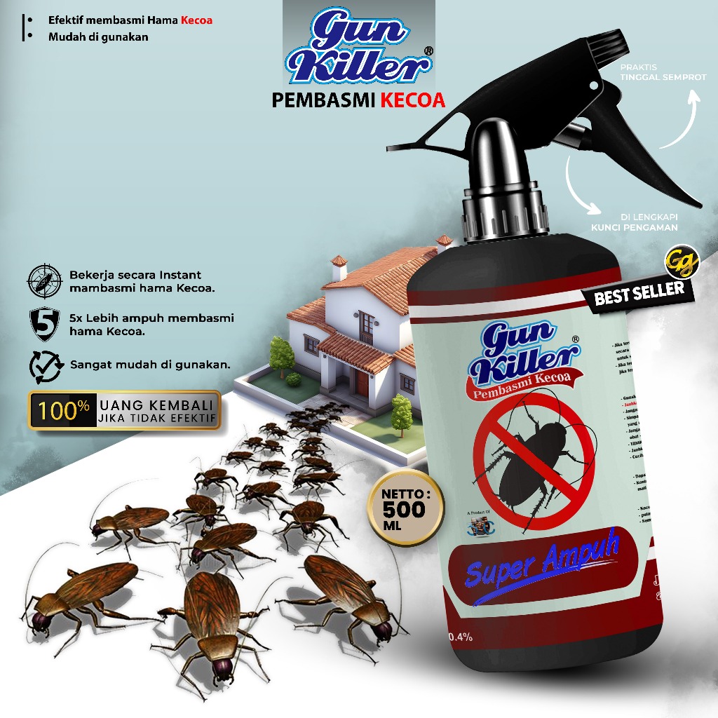 Jual RACUN KECOA 100% AMPUH!! ANTI KECOA- PEMBASMI KECOA- RACUN SIAP ...