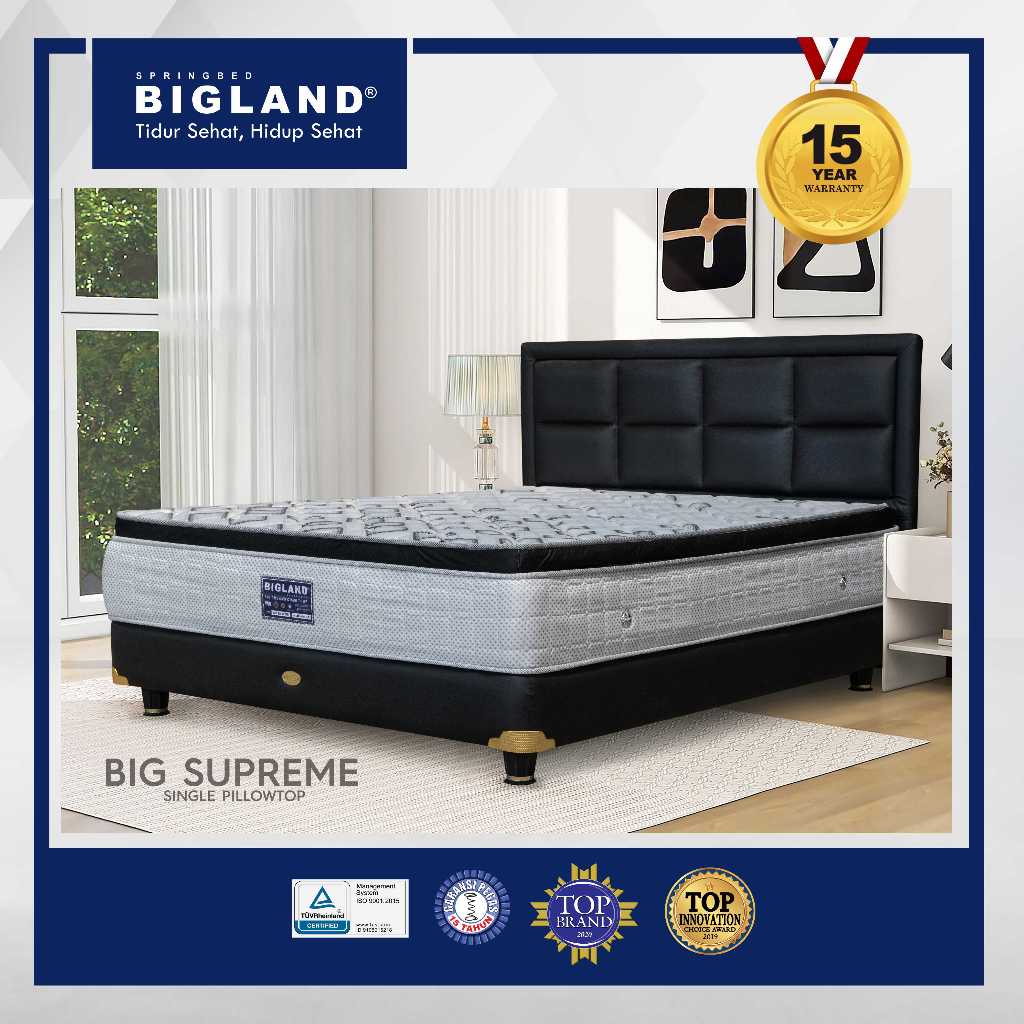 Jual Bigland Springbed Big Supreme - Kasur/Set - FREE BANTAL | Shopee ...