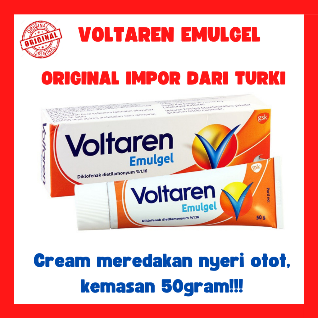 Jual Emulgel 50 Gram, Gel, Salep Otot, Pereda Nyeri, Keseleo tube kemasan 50gram | Shopee Indonesia