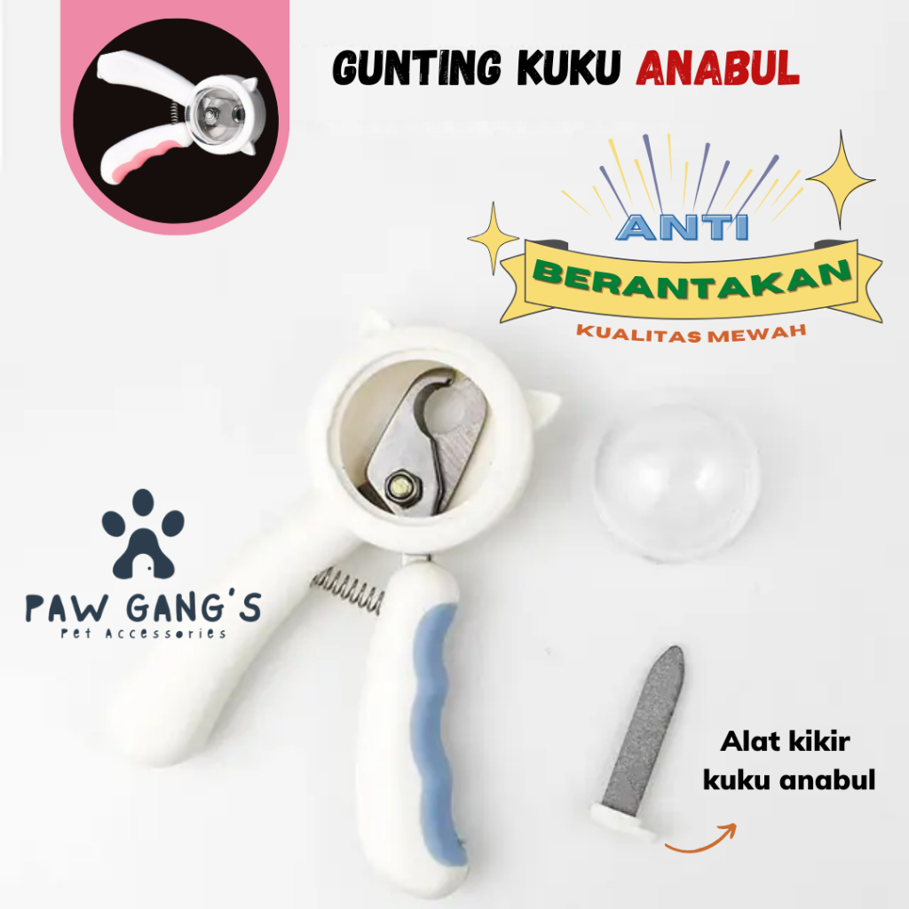 Jual Paw Gangs Gunting Kuku Kucing + Kikiran 2in1 Alat Potong Kuku ...