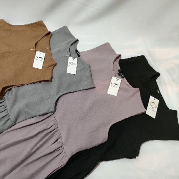 Jual INNER DRESS FULL COLOR SLEEVELESS Buat Bumil Busui Friendly ...