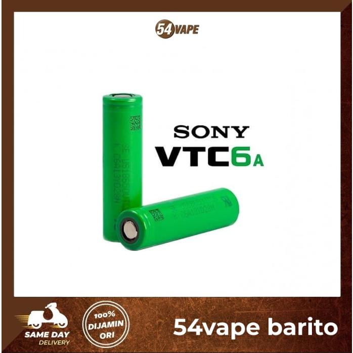 Jual Battery Sony VTC 6A 18650 / 3000mAH | Shopee Indonesia