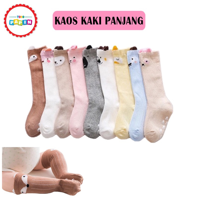 Jual TokoPapin Kaos Kaki Bayi kaos kaki baby panjang Korea Motif Lucu ...
