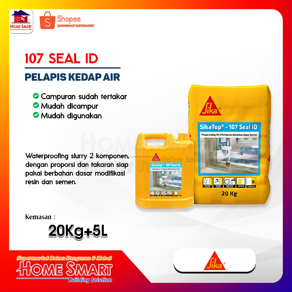 Jual Sika Top 107 Seal 20 kg + 5kg - waterproofing SIKATOP PLUS | Shopee Indonesia