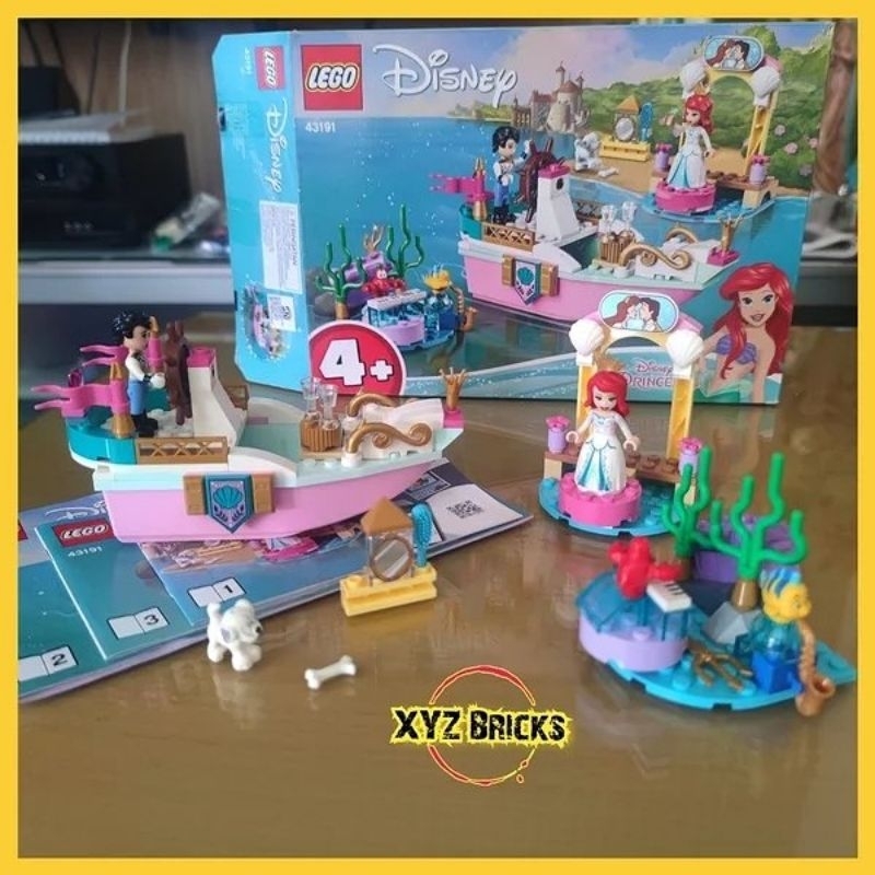 Jual LEGO 43191 - Disney Princess Ariel's Celebration Boat - USED ...
