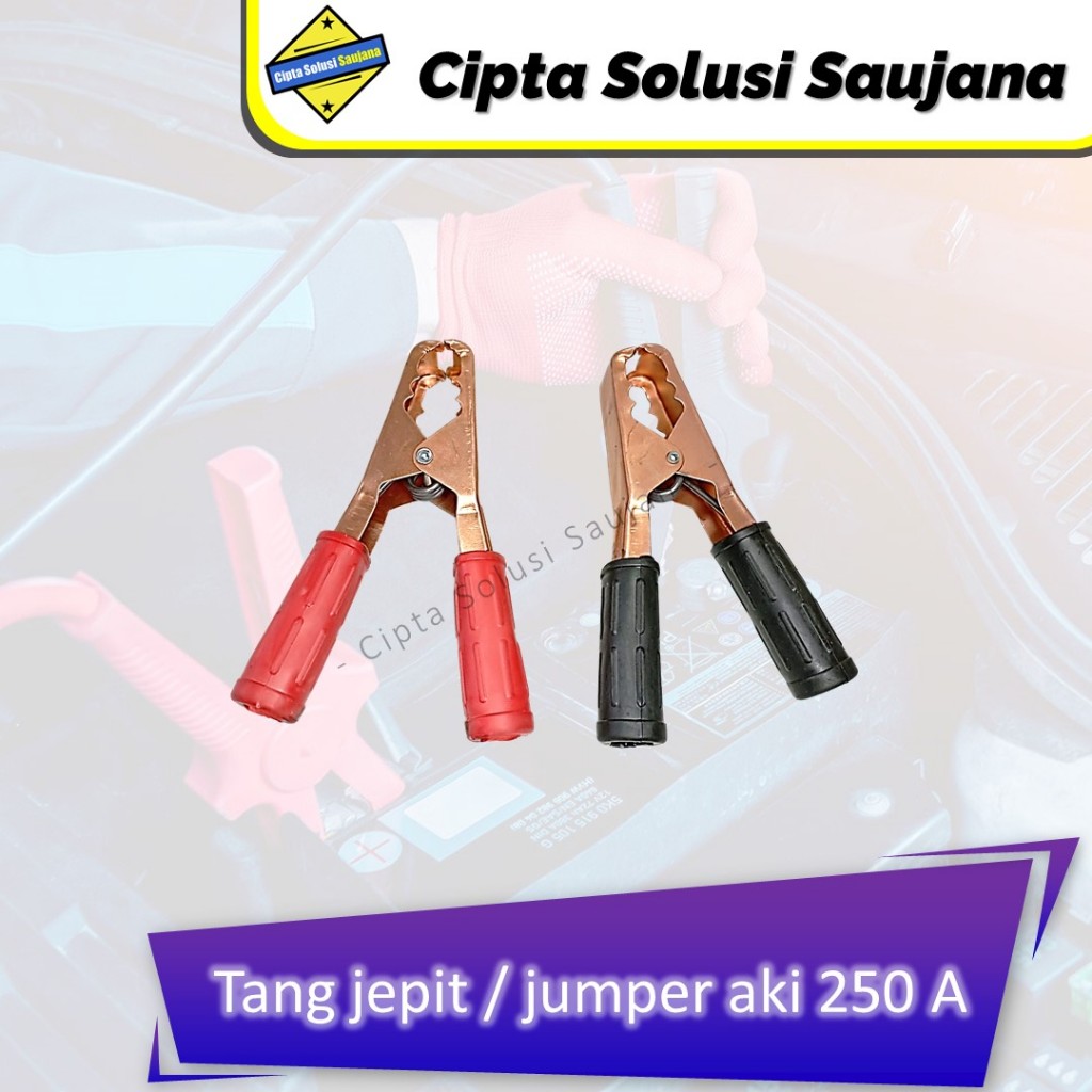 Jual 13 CM TANG JEPIT JUMPER JAMPER 250 AMPERE AKI CAPIT BUAYA JEPITAN ...