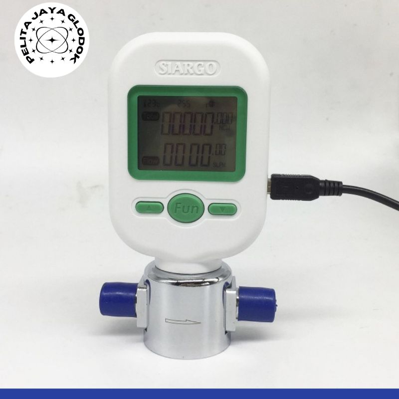 Jual Flow Meter Gas MF5708 Air Flowmeter Tester Digital Oxygen Nitrogen ...