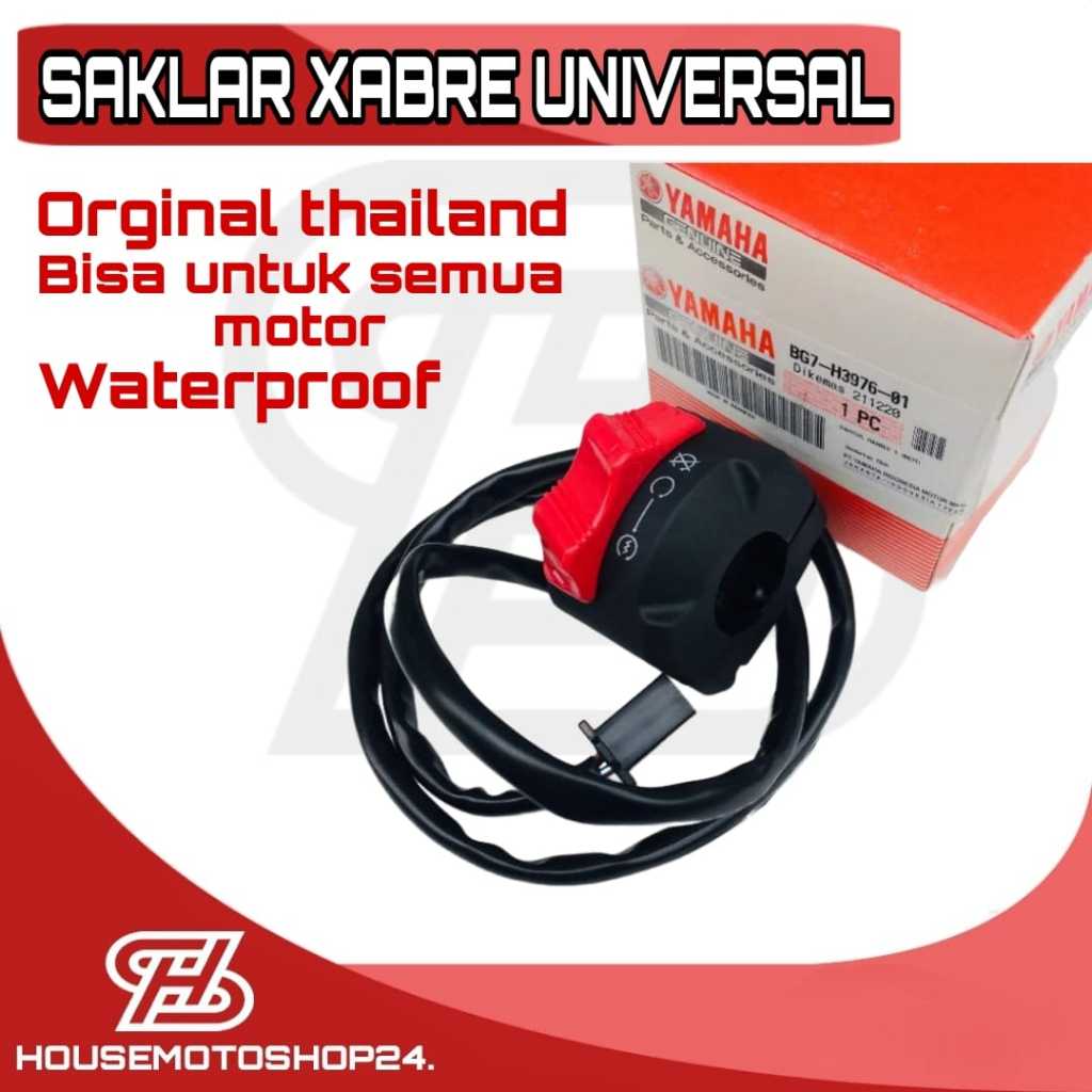 Jual SAKLAR XABRE YAMAHA UNIVERSAL PNP R25 CBR 250 RR R15 V2 V3 NIJA ...