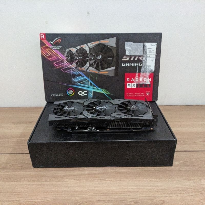 Jual VGA GPU ASUS ROG STRIX RADEON RX 580 GDDR5 8GB GAMING | Shopee ...