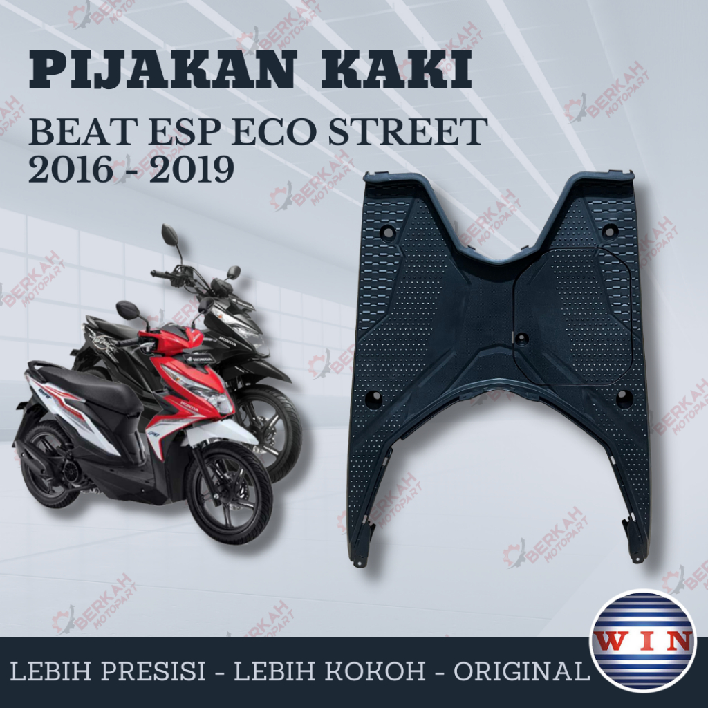 Jual Step Floor Lantai Alas Pijakan Kaki Plus Set Tutup Aki Honda Beat Esp Eco Street 2016 2017 ...