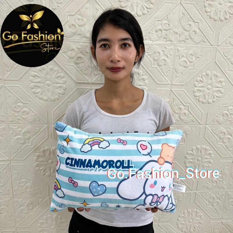 Jual Boneka Bantal Sanrio Kuromi Cinnamoroll Pompompurin Kuromi Segi Bts Bt21 Inside New Terbaru ...