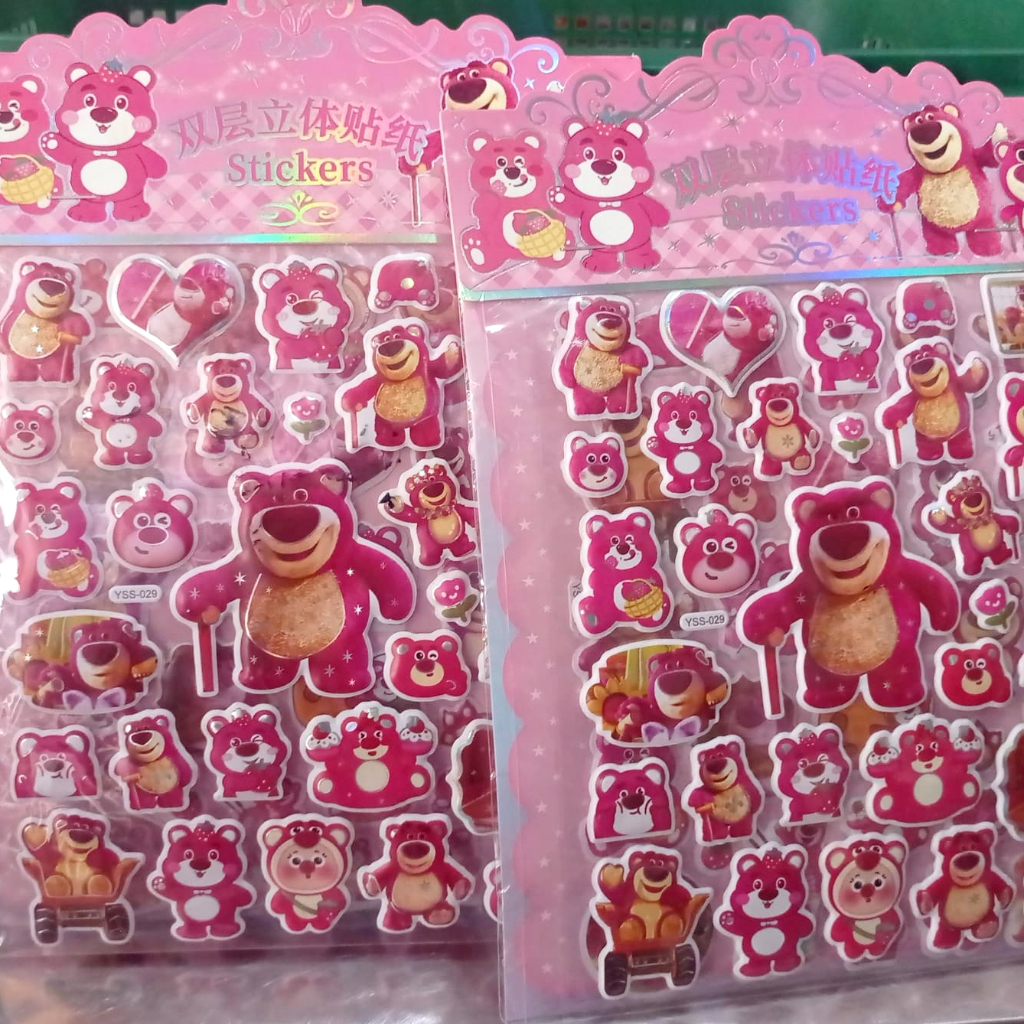 Jual Stiker Lotso 3D Sticker Timbul Lotso Deco | Shopee Indonesia