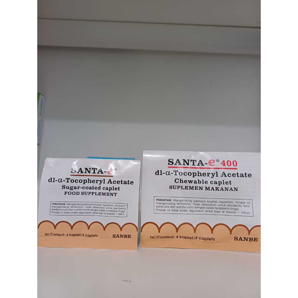 Jual Santa-e membantu memenuhi kebutuhan vitamin E (100mg/400mg ...
