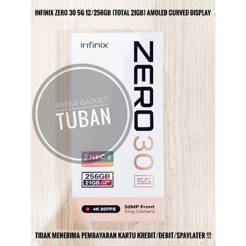 Jual Infinix Zero 30 5G 12/256GB Total RAM UpTo 21GB 3D Amoled Curved Display | Shopee Indonesia