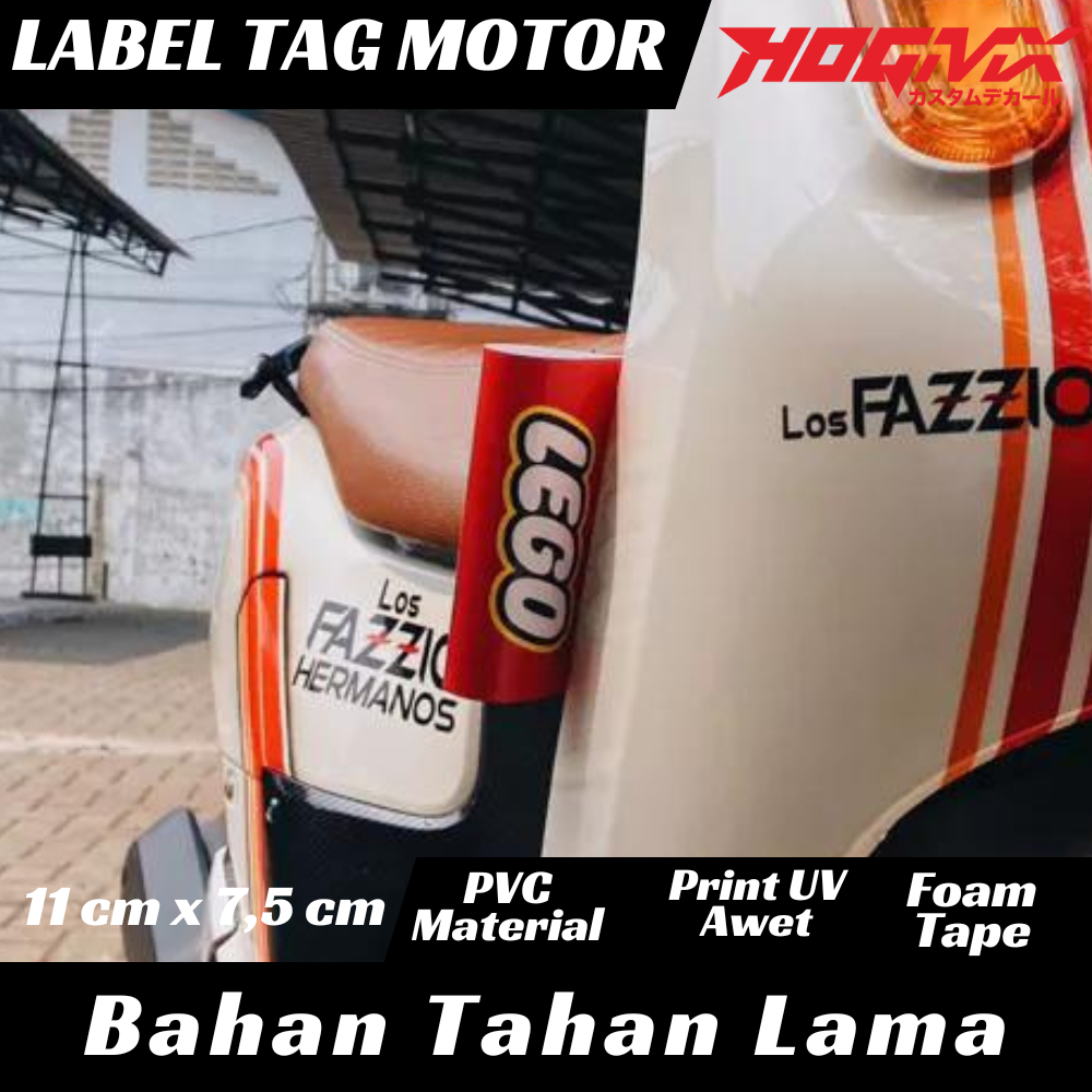 Jual Label Tag Motor Indonesia Palestina Variasi Motor Palestine Bahan ...