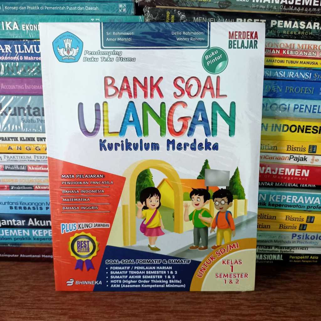 Jual Buku Pintar Bank Soal Ulangan Kurikulum Merdeka SD/MI Kelas 1 Semester 1&2 K-Merdeka ...