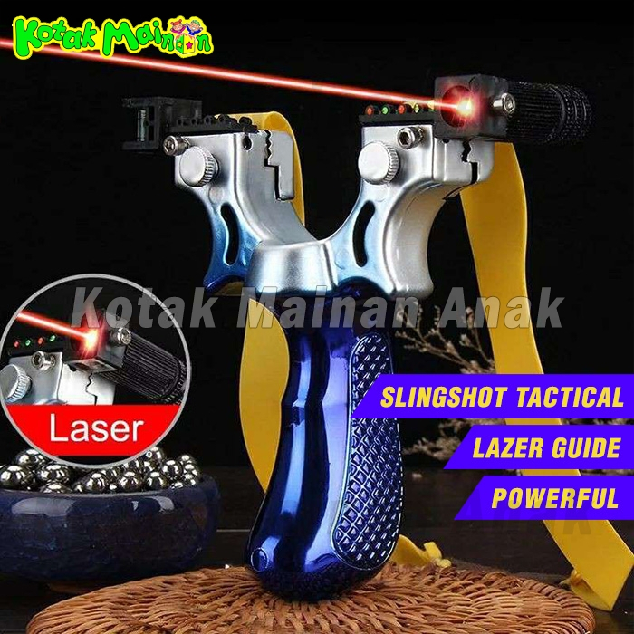 Jual Ketapel Slingshot Ketapel Laser Tactical Plus Karet Ketapel ...
