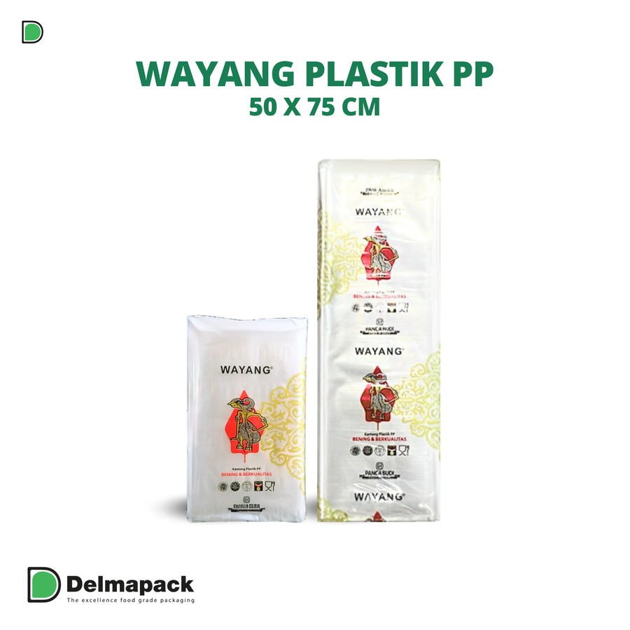 Jual Plastik Wayang / Plastik PP Wayang / Plastik PP Bening 50x75 cm ...