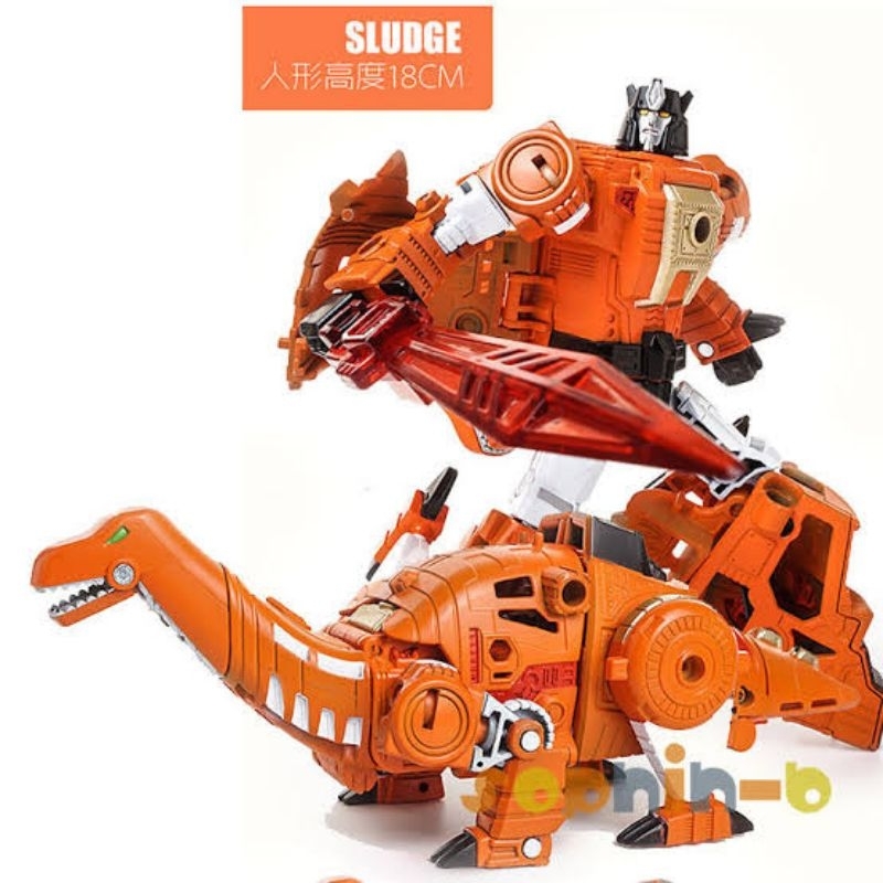 Jual figure transformers dinobot g1 sludge brachiosaurus dinoking ...