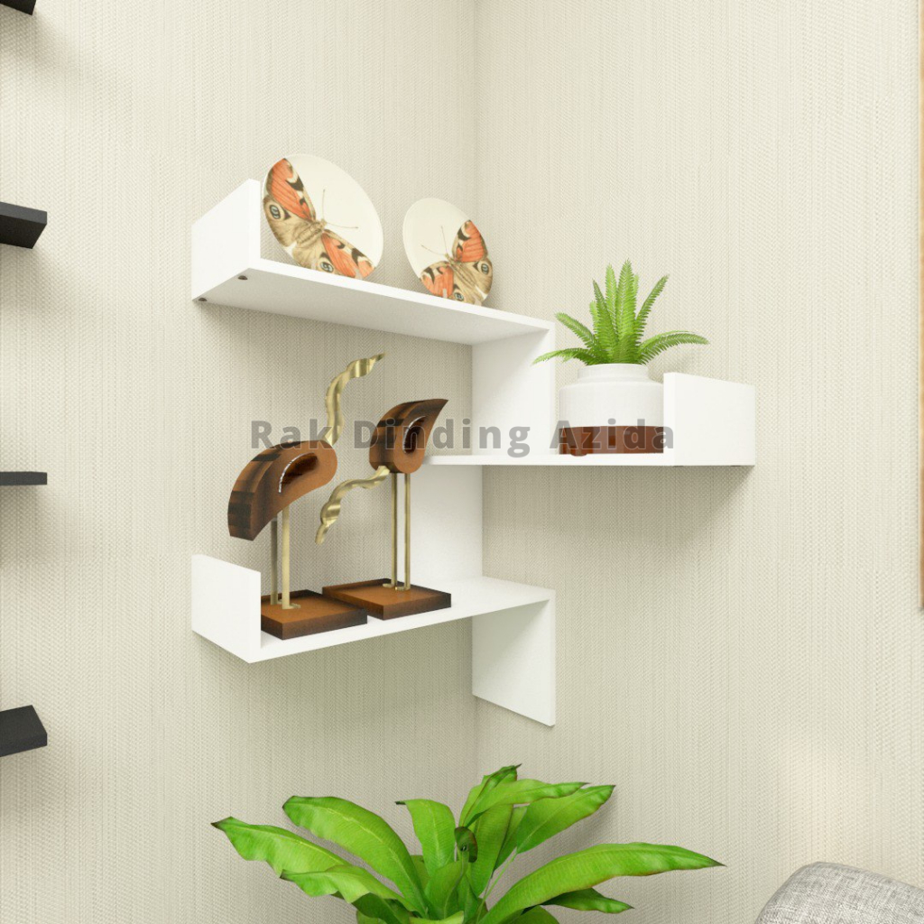 Jual Rak Dinding Aesthetic Minimalis Hiasan Dinding Kayu Serbaguna ...