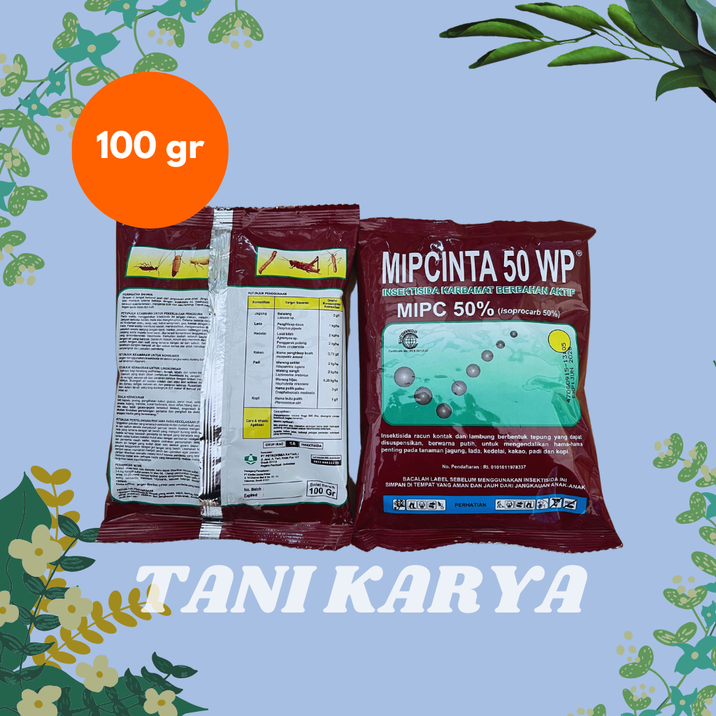 Jual INSEKTISIDA KARBAMAT MIP CINTA 50 WP | Shopee Indonesia