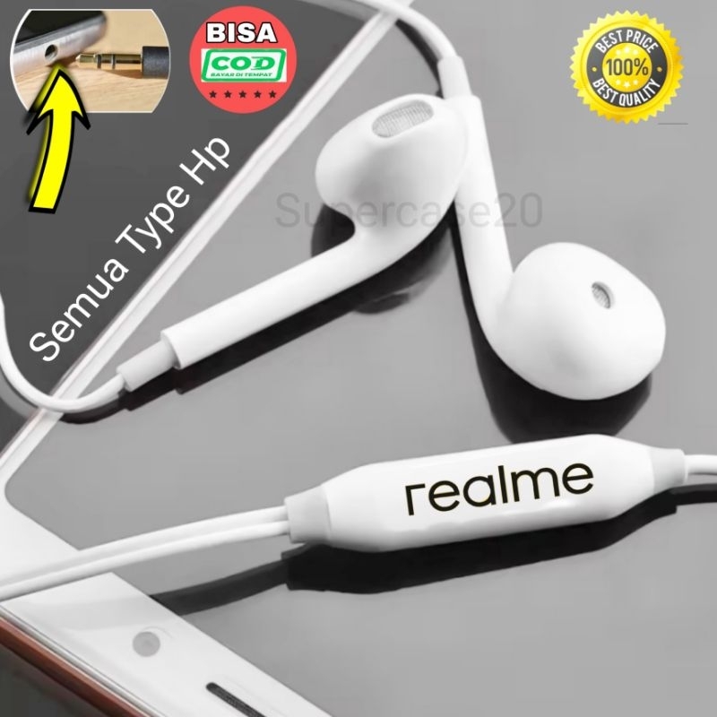 Jual Headset Hp Realme NOTE 50 13 C65 C61 C63 C67 2023 C51 C55 C53 2023 ...