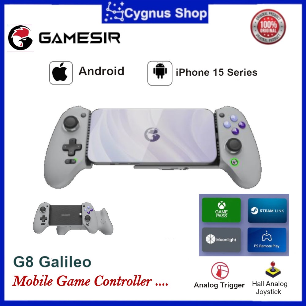 Jual GameSir G8 Galileo Type C Gamepad Phone Controller Hall Effect Stick for iOS Android ...