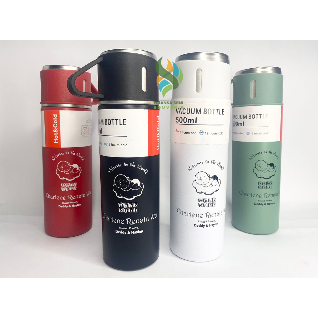 Jual Souvenir Botol Stainless Tumbler Sultan Termos Minum 500ml Botol ...