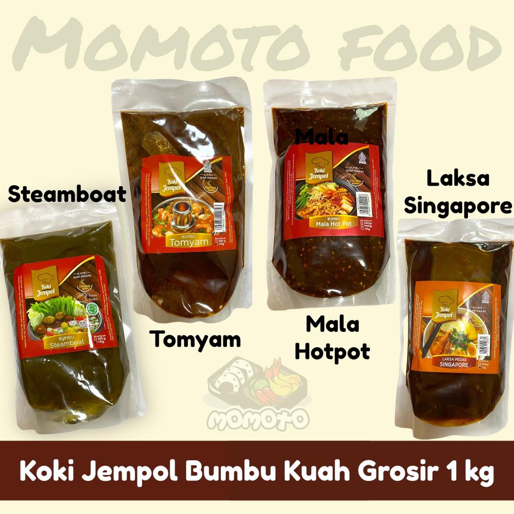 Jual Koki Jempol 1 kg Bumbu Tomyam / Suki / Steamboat / Mala / Laksa ...