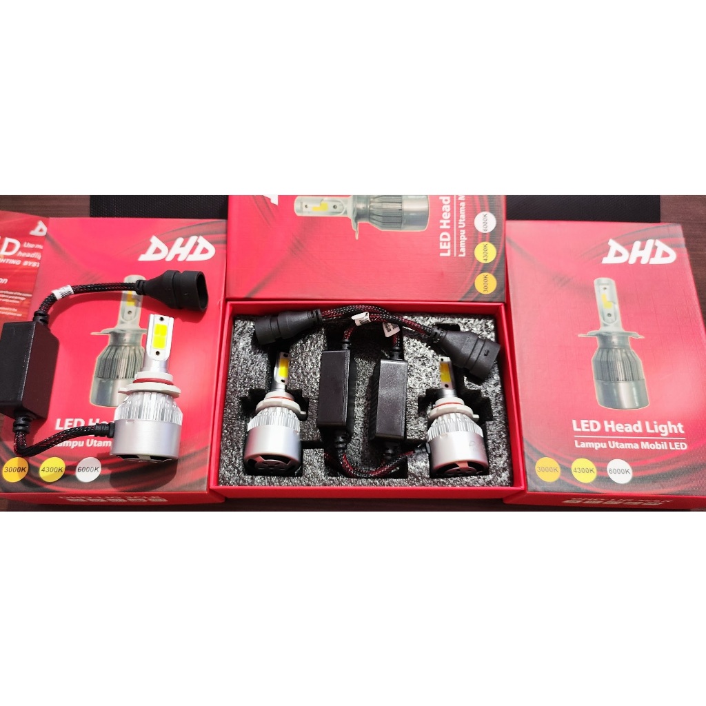 Jual LAMPU LED MOBIL HB3 HEADLAMP FOGLAMP DHD 3 WARNA | Shopee Indonesia