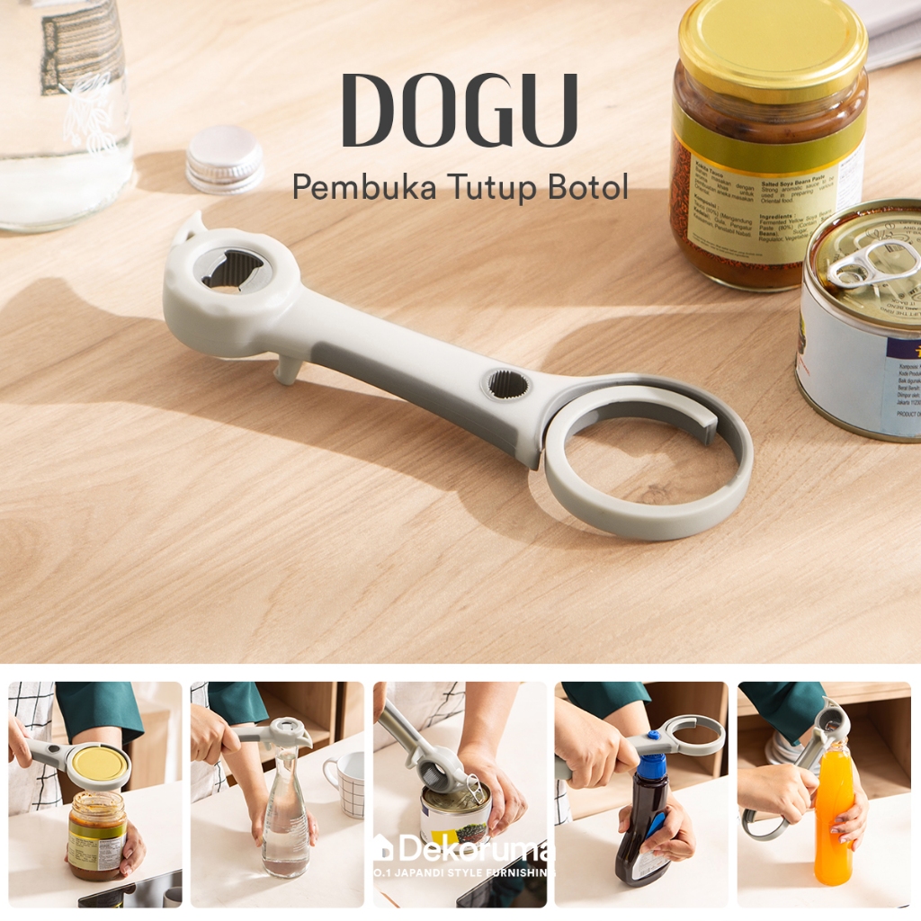 Jual Dekoruma DOGU Alat Pembuka Tutup Botol - Grey | Shopee Indonesia