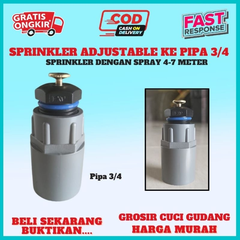 Jual Sprinkler Pertanian Sprinkler Taman ADJUSTABLE Taman Sprayer Taman ...