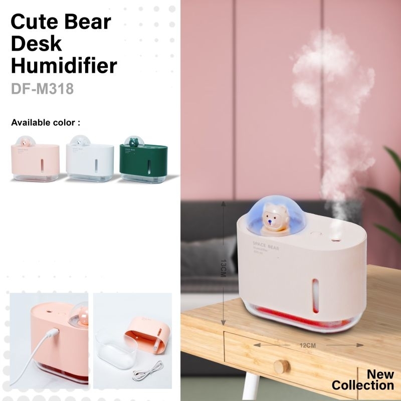 Jual DHASHOP Humidifier Diffuser Aromatherapy Cute Pet Bear Ultrasonic ...