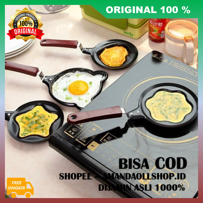 Jual BELI 1 GRATIS 2 Teflon Karakter Mini /Frying Pan Mini / Cetakan ...