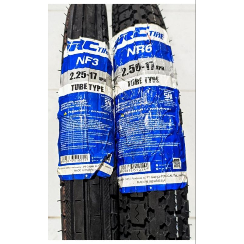 Jual Ban IRC petak tahu / lurus 225-17 / 250-17 / 250-18 / 275-17 ...