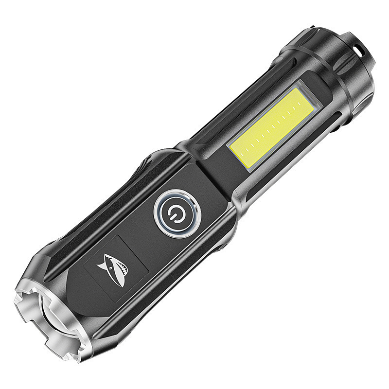 Jual SENTER LED SMILING SHARK 622E - WITH COB - BISA DI ZOOM IN ZOOM ...