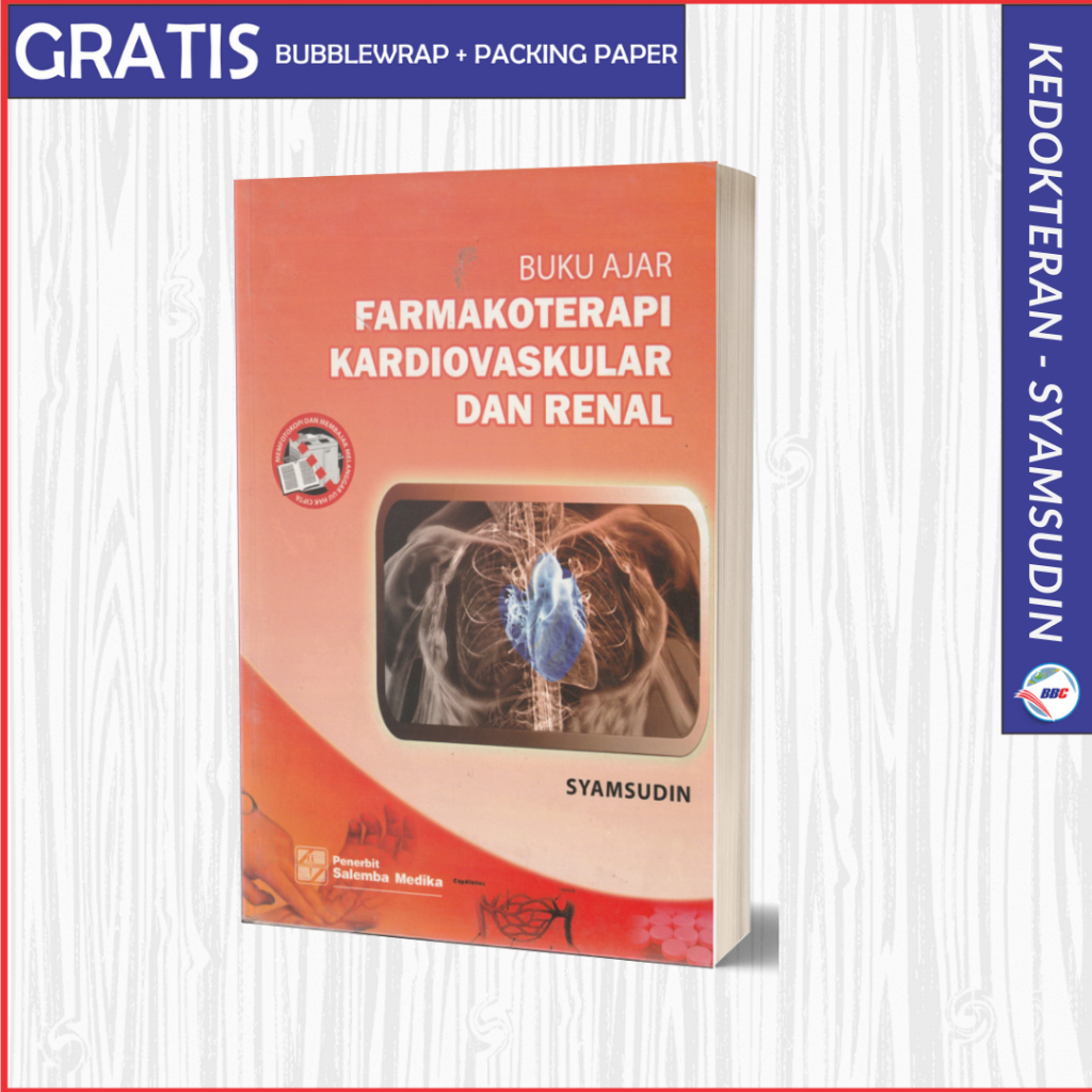 Jual BUKU AJAR FARMAKOTERAPI KARDIOVASKULAR DAN RENAL - SYAMSUDIN ...