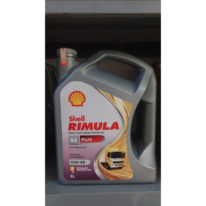 Jual Shell Rimula R4 sea 15W-40 galon isi 5liter | Shopee Indonesia