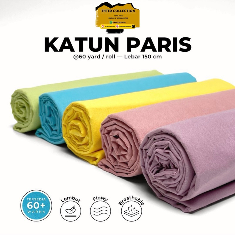 Jual Kain Katun Paris/Poplin Kiloan Grade A | Shopee Indonesia