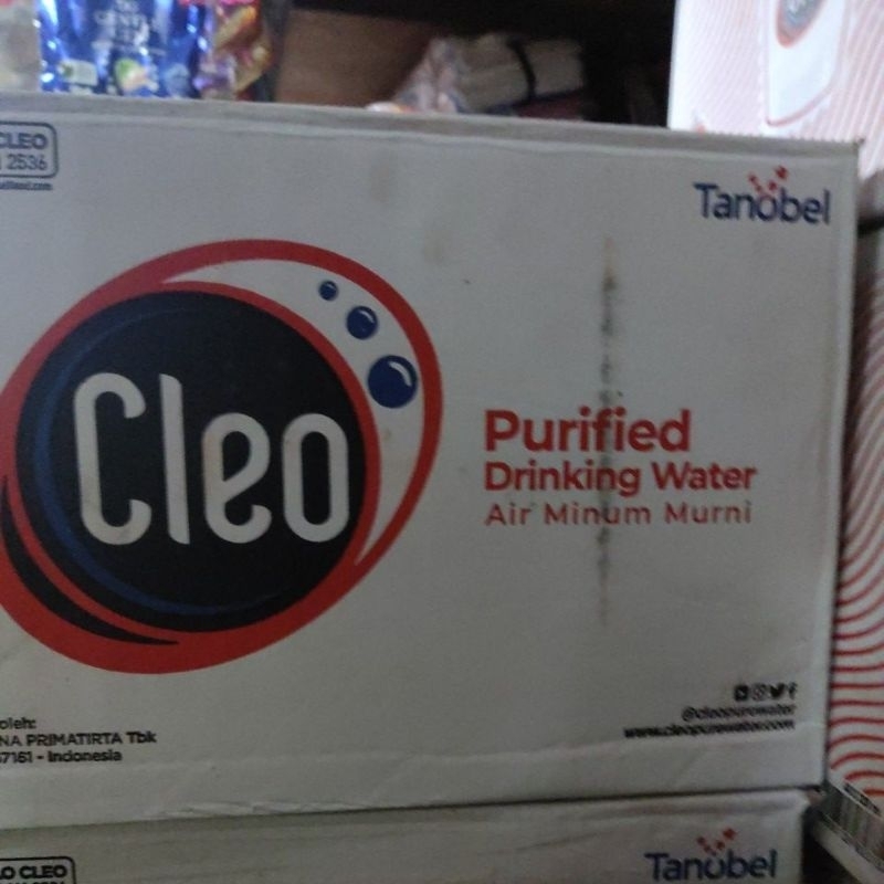 Jual Air mineral cleo cup 220ml x 40 cup | Shopee Indonesia
