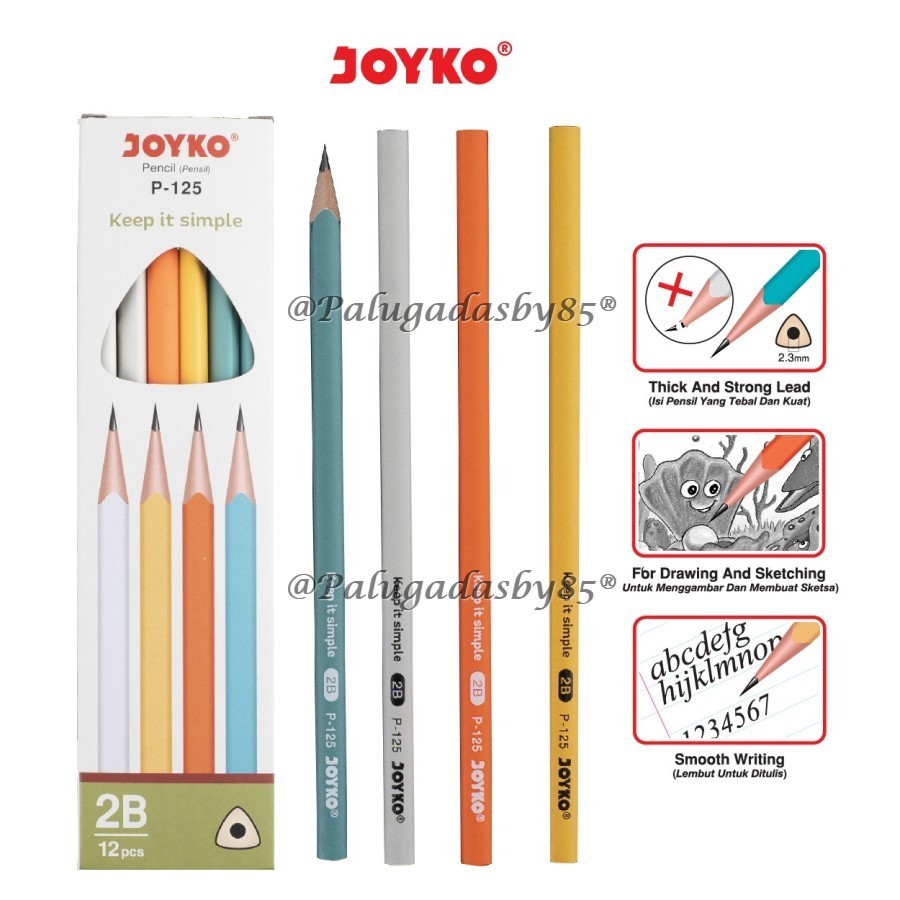 Jual (1 Biji) GROSIR Pensil JOYKO P-125 Keep It Simple / Pensil Pencil ... Jual (1 Biji) GROSIR Pensil JOYKO P-125 Keep It Simple / Pensil Pencil ...