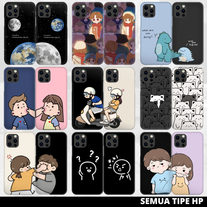 Jual Premium Casing Hardcase Softcase Hard Soft Case Hp Couple Case ...