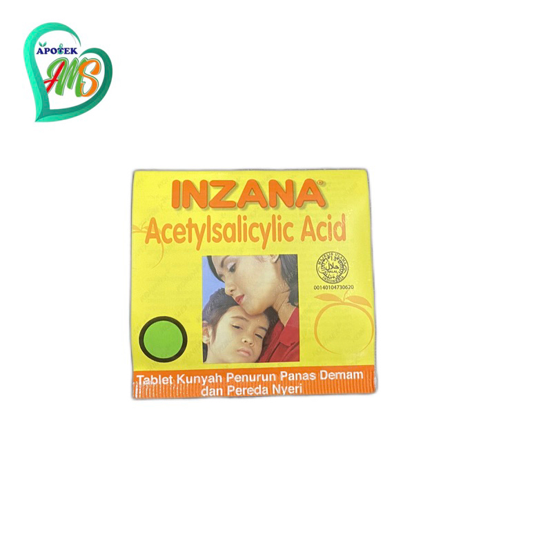Jual INZANA STRIP ISI 4 TABLET | Penurun Panas Demam dan Pereda Nyeri ...