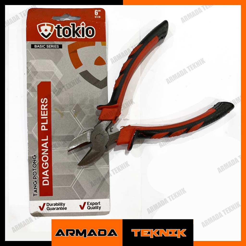 Jual Tang Potong 6" Diagonal Cutting Plier Tokio | Shopee Indonesia